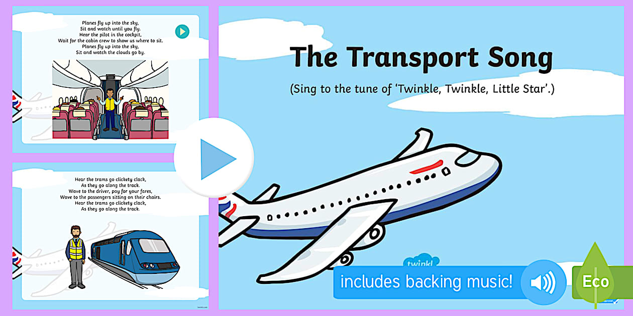 The Transport Song PowerPoint (teacher made) - Twinkl