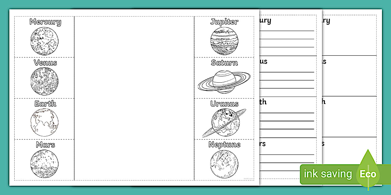 Planets Flap Book - Primary Aged Students (teacher made)
