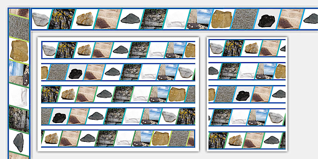Rocks Photo Display Borders (teacher made) - Twinkl