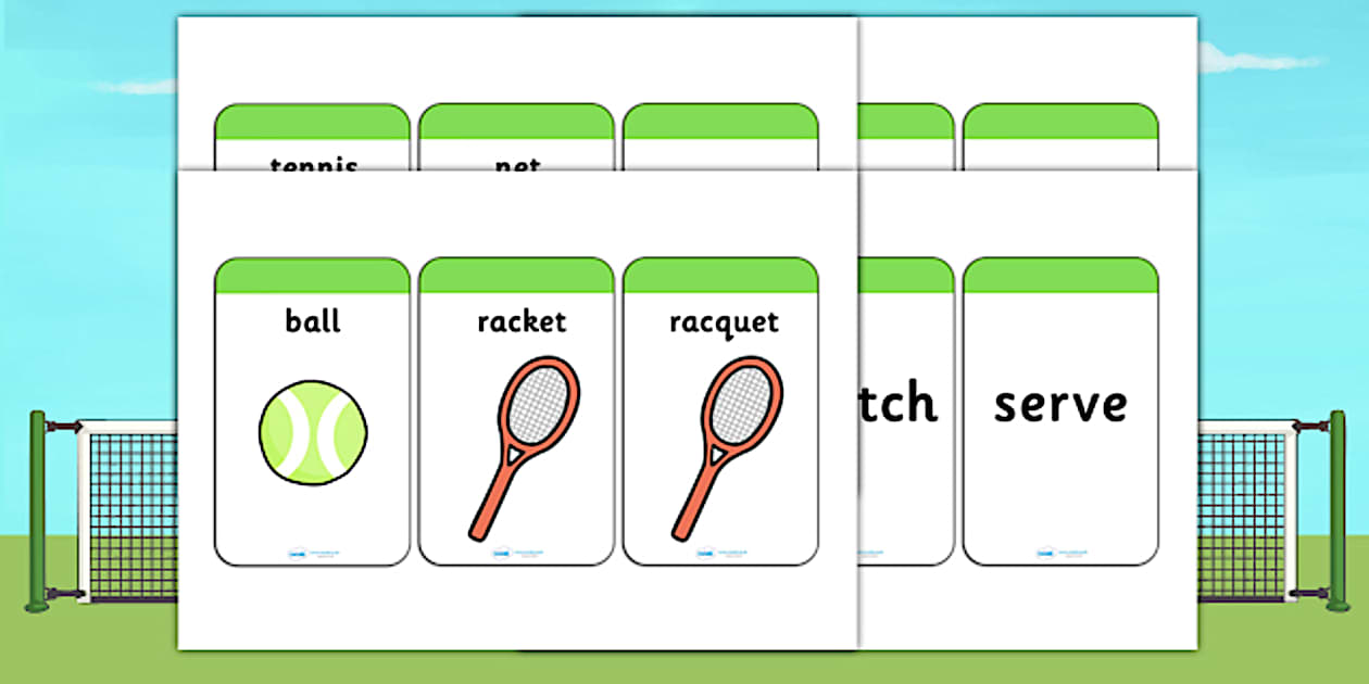 KS1 Wimbledon Flash Cards | Twinkl PE - Twinkl