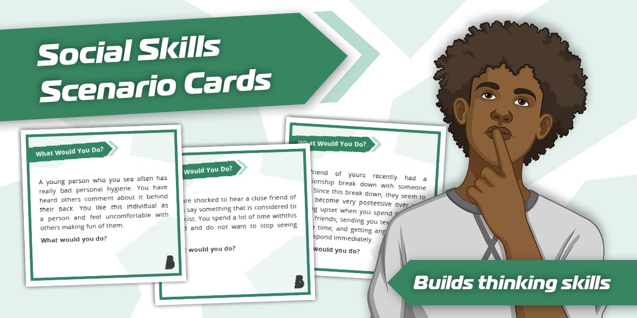 Social Skills Scenario Cards