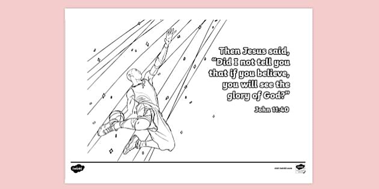 Inspirational Bible Verse Colouring Page | Colouring Sheets