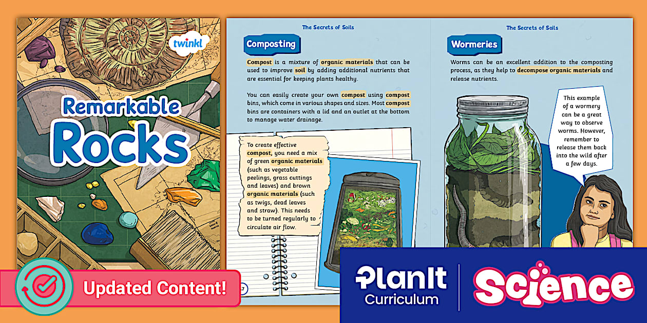 Science: Rocks: Year 3 Remarkable Rocks eBook (teacher made)