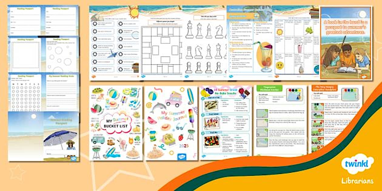Library Lovers Summer Holiday Pack (teacher made) - Twinkl