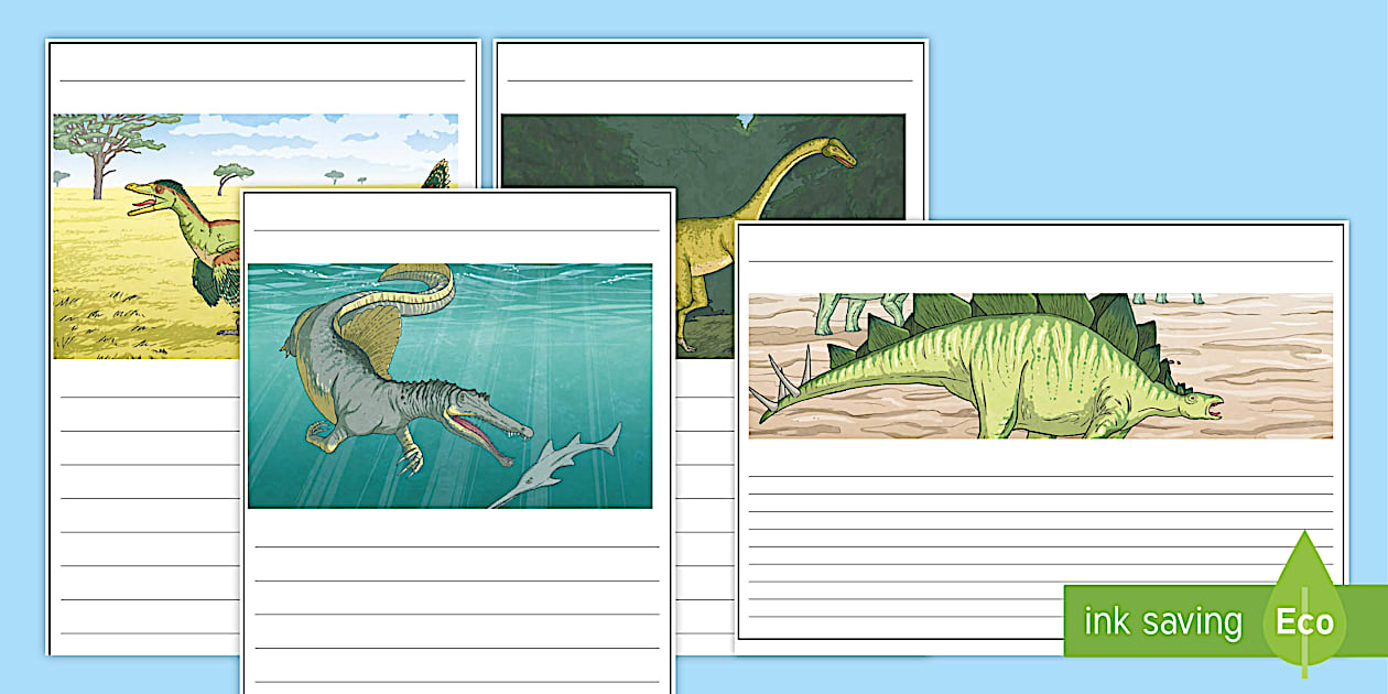 Realistic Dinosaurs Writing Frames (teacher made) - Twinkl