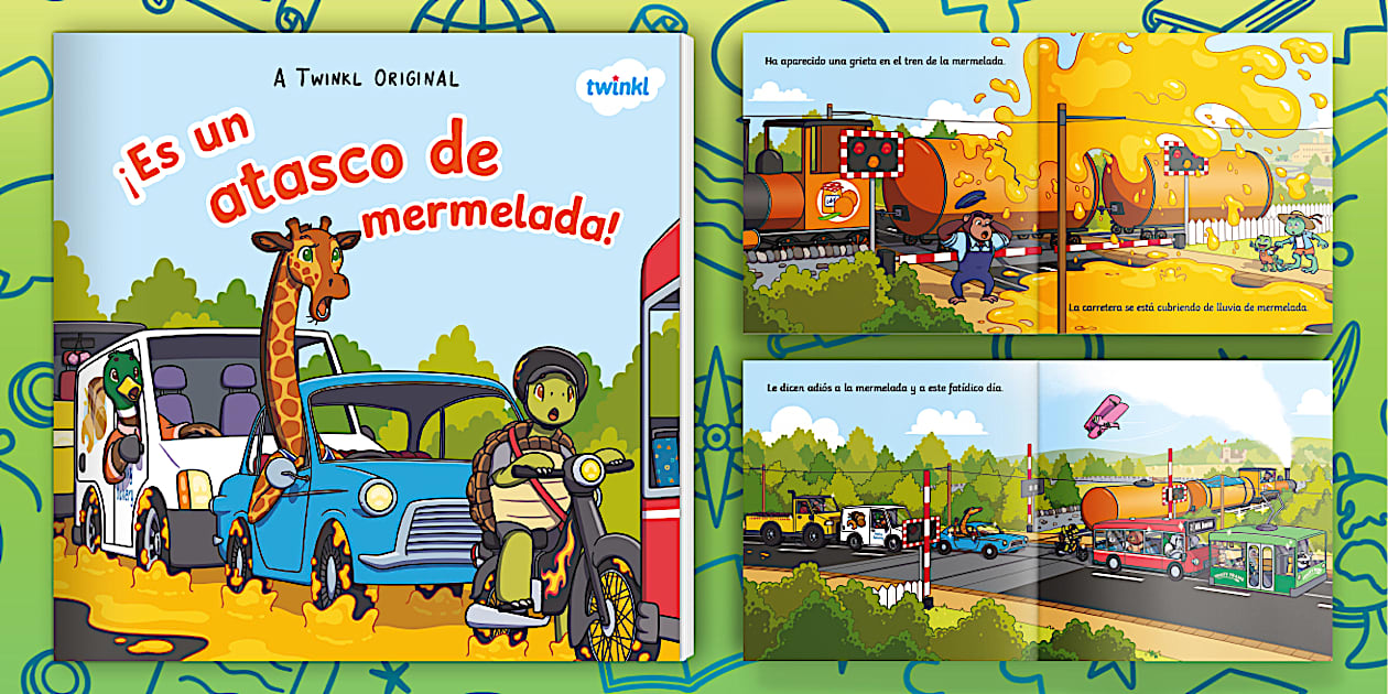 Ebook: ¡Es un atasco de mermelada! (l'enseignant a fait)