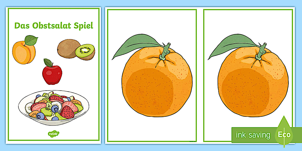 Fruit Salad Game German | German Games Twinkl (teacher made)