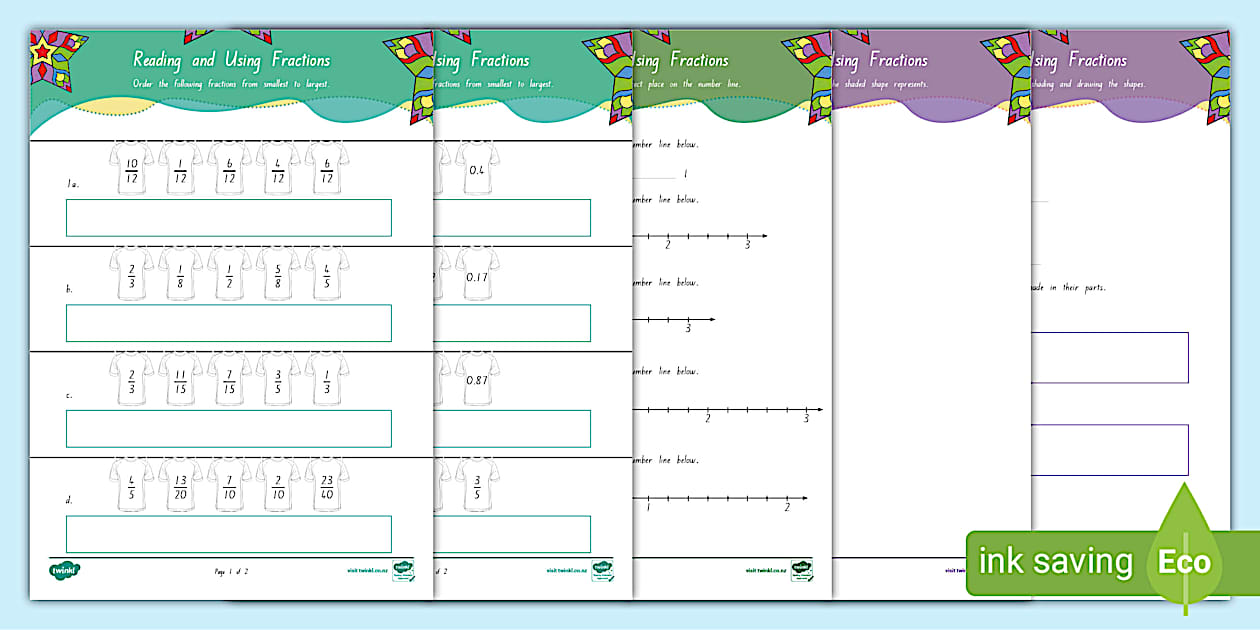 Reading Any Fraction Stage 6 (teacher made) - Twinkl