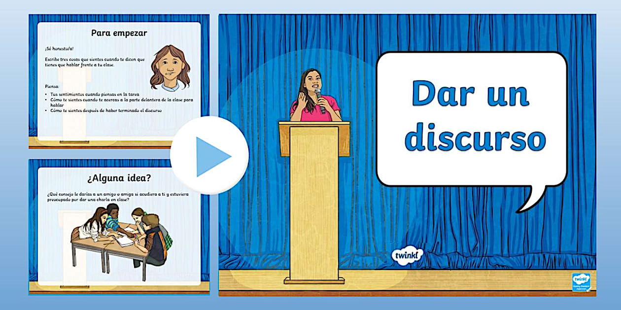 Presentación: Dar un discurso (Teacher-Made) - Twinkl