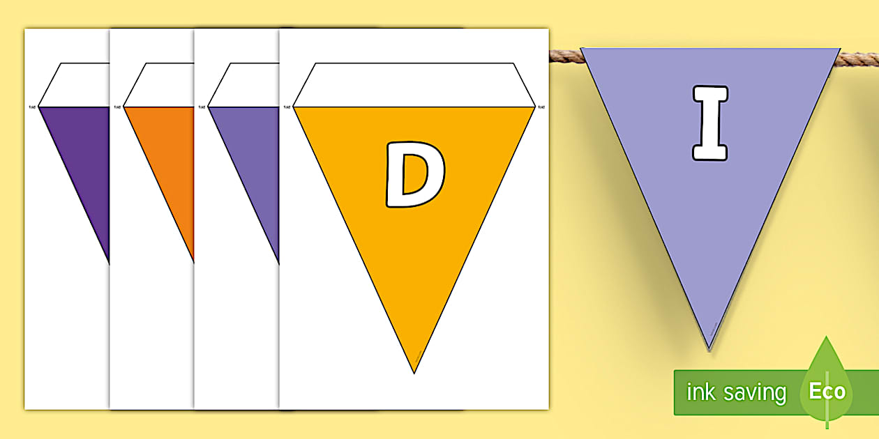 All Different All Equal Display Bunting (teacher made)