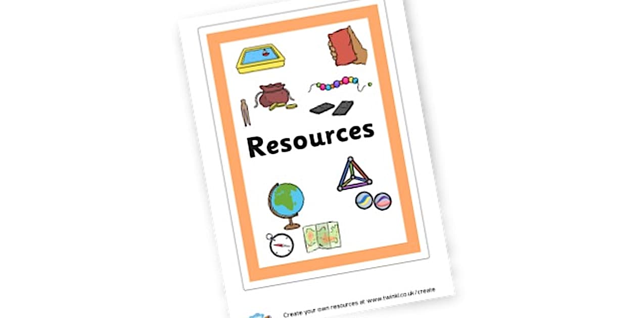 Resources Poster (teacher made) - Twinkl