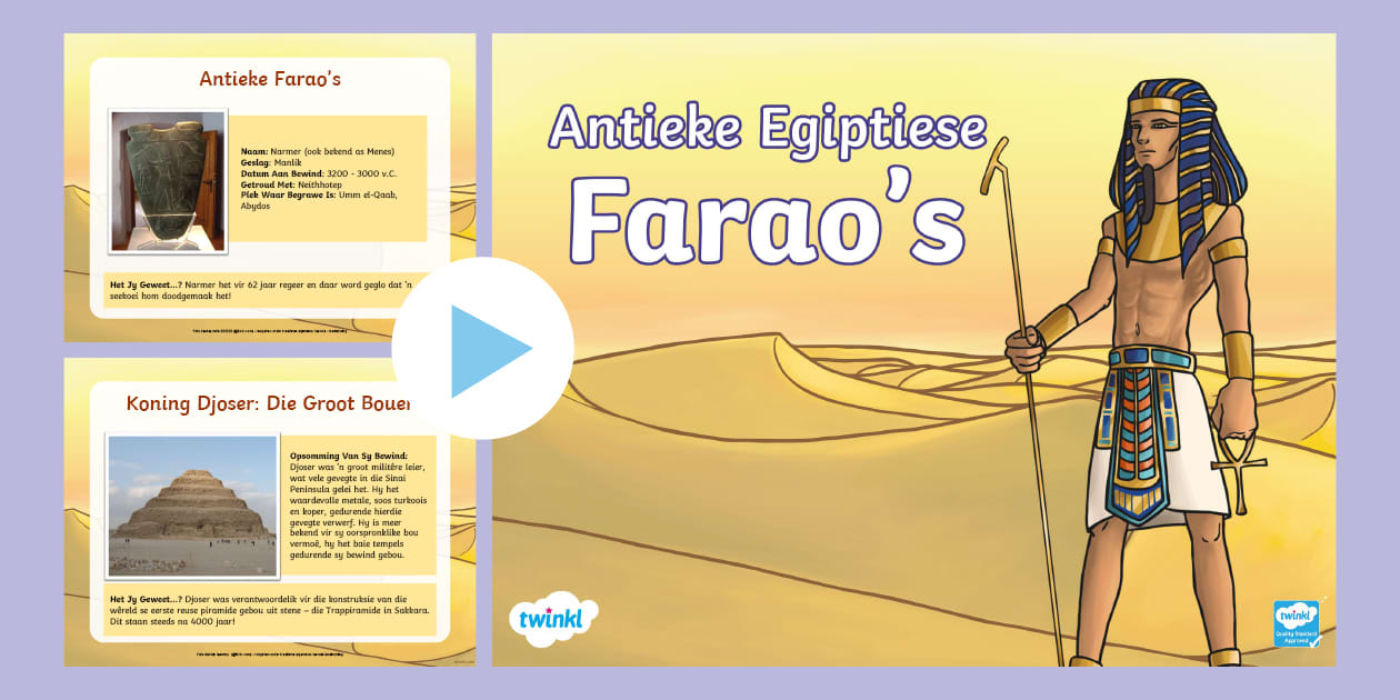 Antieke Egiptiese Farao's PowerPoint (teacher made) - Twinkl