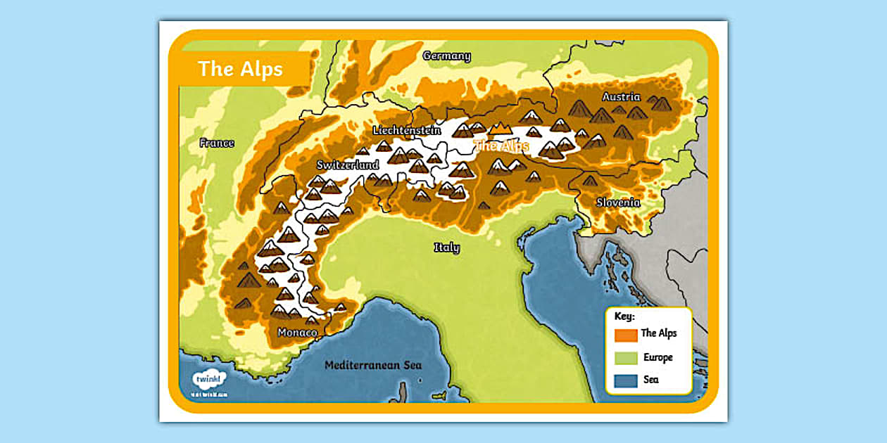 The Alps Map