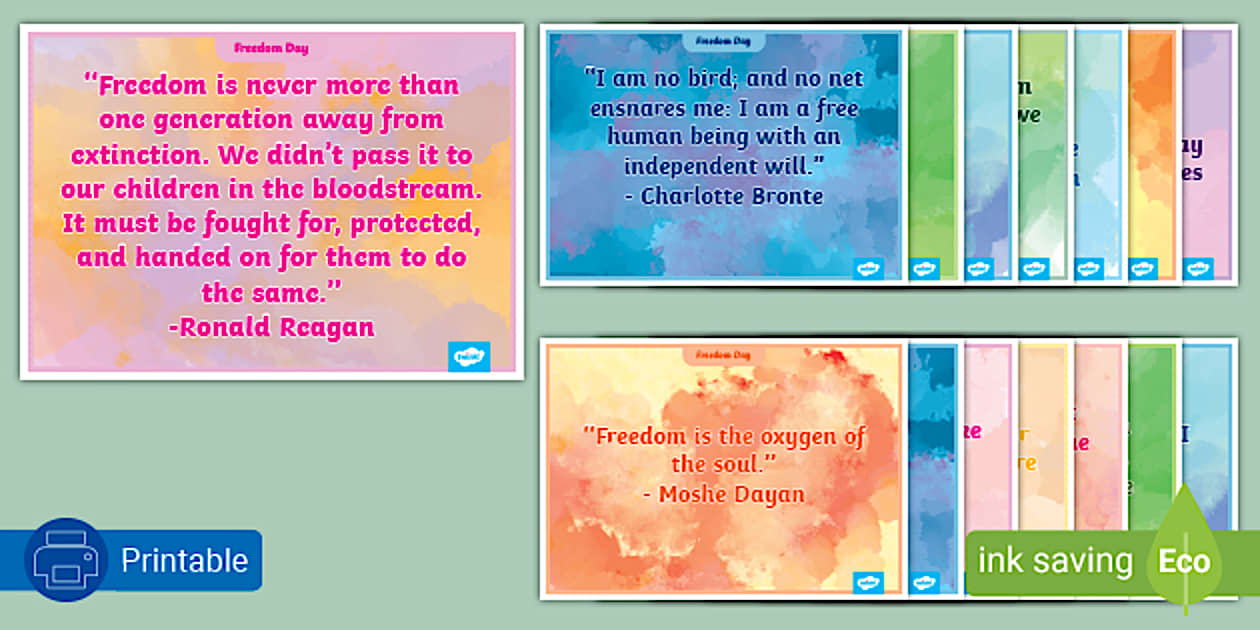 South African Freedom Day Quotes | Classroom Display Posters