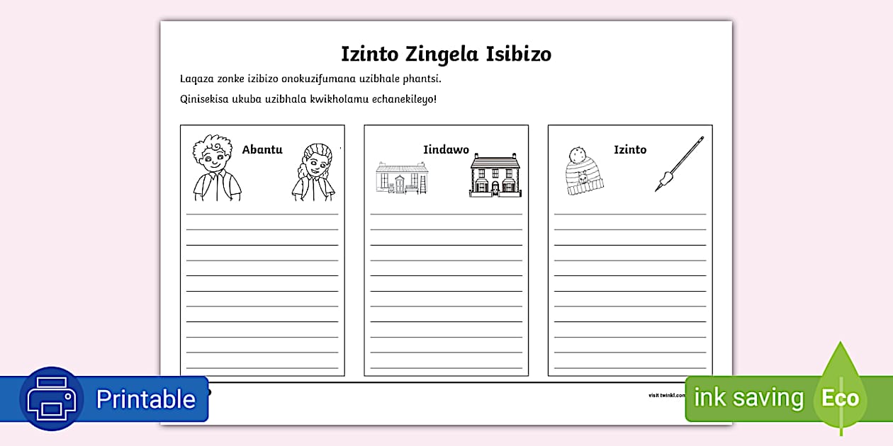 Zingela izibizo (Teacher-Made) - Twinkl