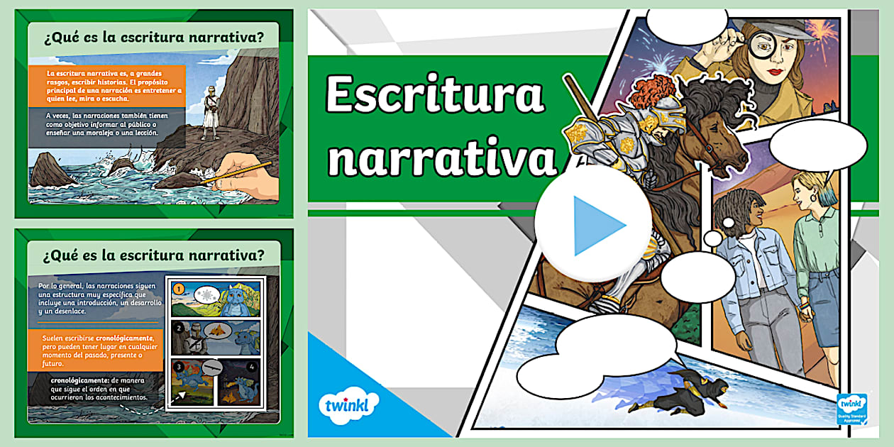 Presentación: La escritura narrativa