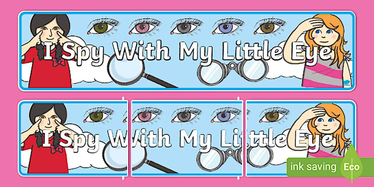I Spy With My Little Eye Display Banner (teacher made)