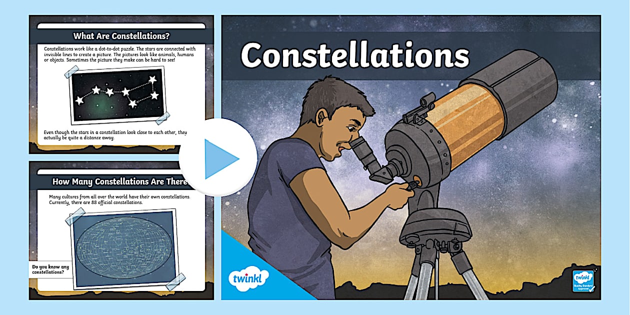 Constellations PowerPoint - Year 5 Science - Twinkl
