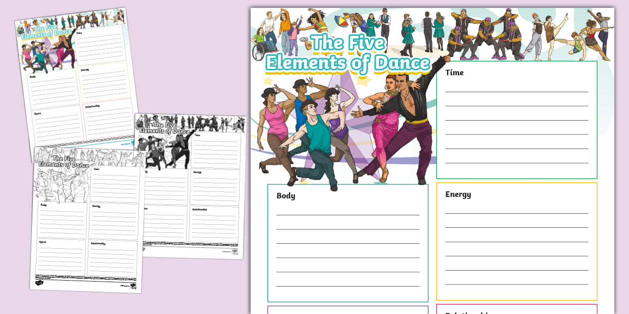 The Five Elements of Dance Fact File Template (Teacher-Made)