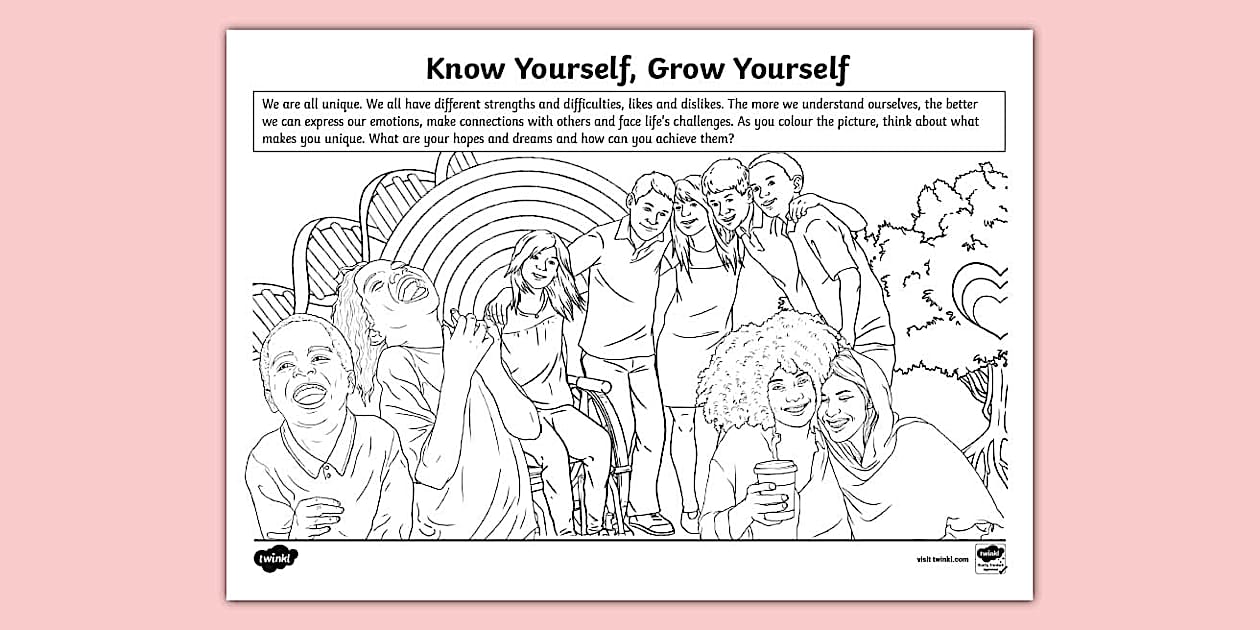 Children's Mental Health Week KS2 Mindfulness Colouring