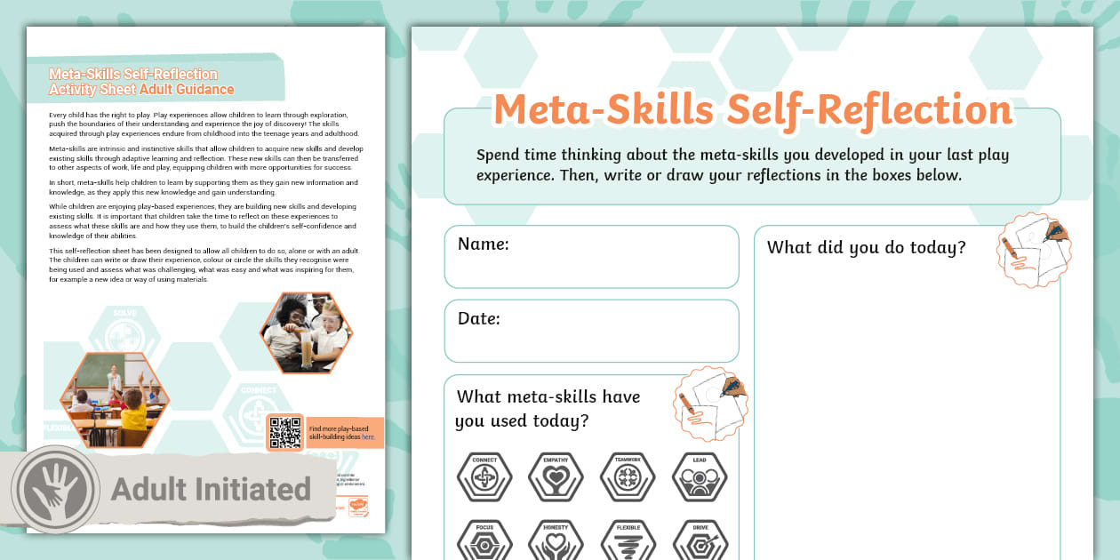 Play for All Ages - Meta-Skills Self-Reflection Sheet