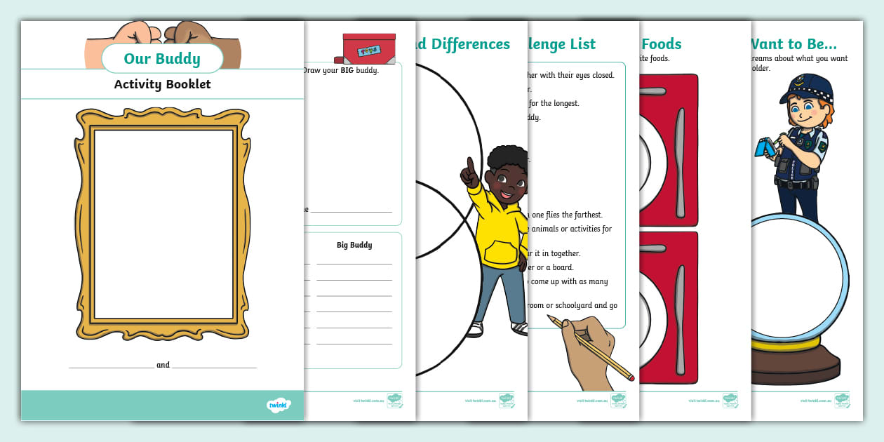 Our Buddy Activity Booklet (teacher made) - Twinkl