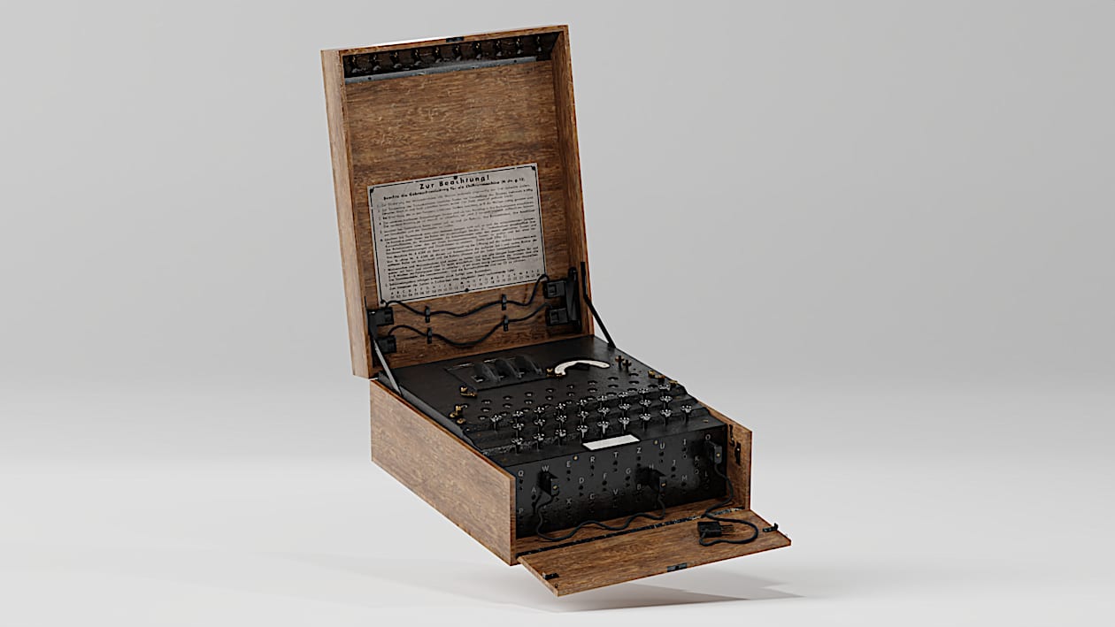 3D Model: Second World War - Enigma Machine (Teacher-Made)