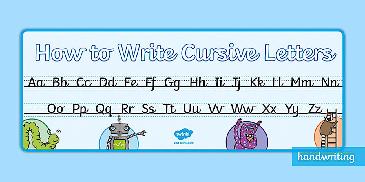 Twinkl Cursive Handwriting Mat | Primary Resources - Twinkl