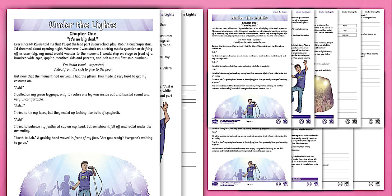 KS2 Mental Health Anxiety Story Differentiated Reading Comprehension ...