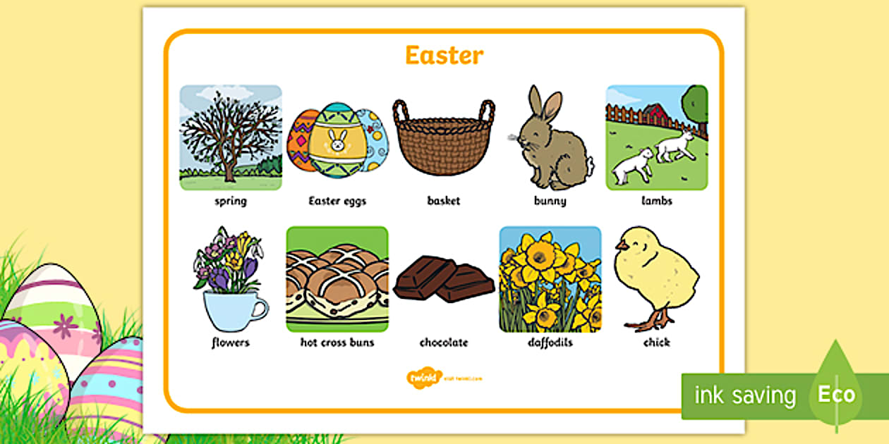 KS1 Easter Word Mat – Primary Resources (teacher made)