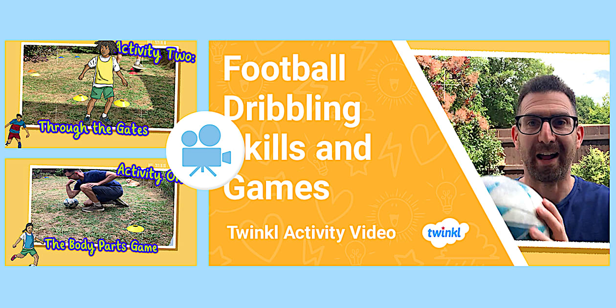 KS2 (7-9) Summer Football Activity Skills Video: Dribbling