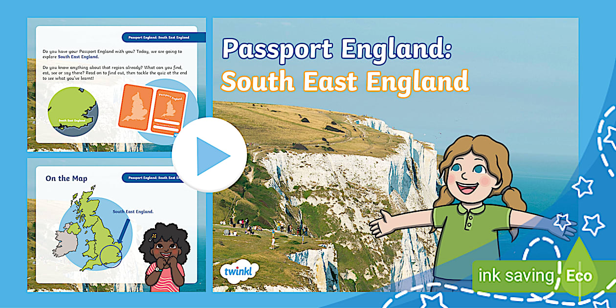 Passport England: South-East England (teacher made) - Twinkl