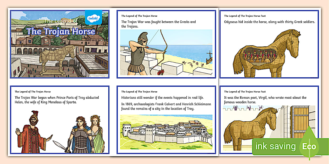Trojan Horse Facts | The Trojan Horse Legend Fact Cards