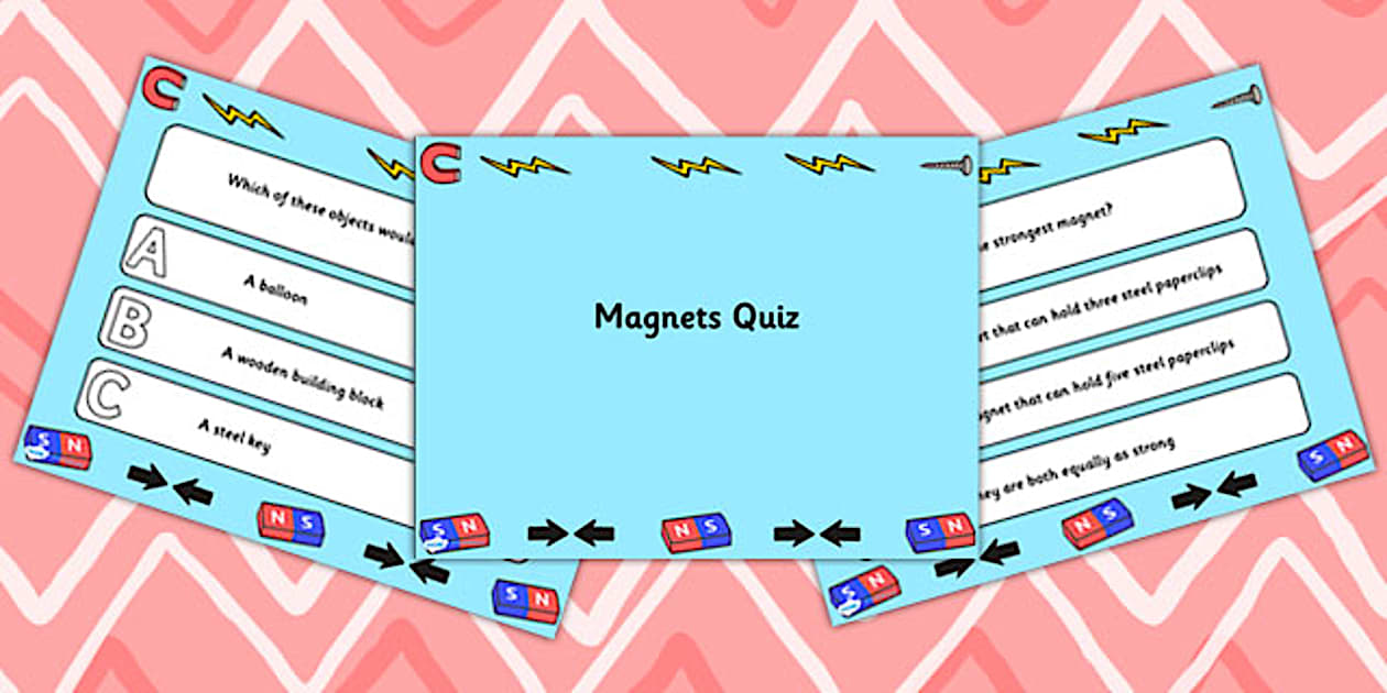 Magnets PowerPoint Quiz (teacher made) - Twinkl
