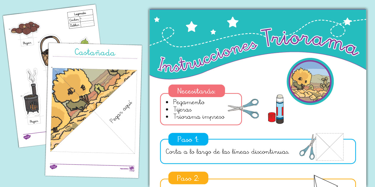 Triorama: Castañada (teacher made) - Twinkl