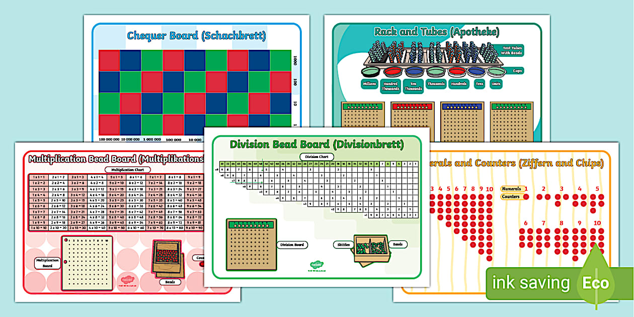 Montessori Mats Pack 3 | Twinkl (teacher made) - Twinkl