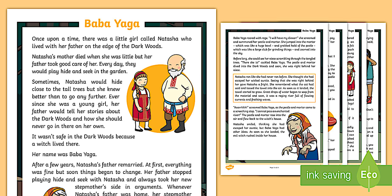 Baba Yaga Story (teacher made) - Twinkl