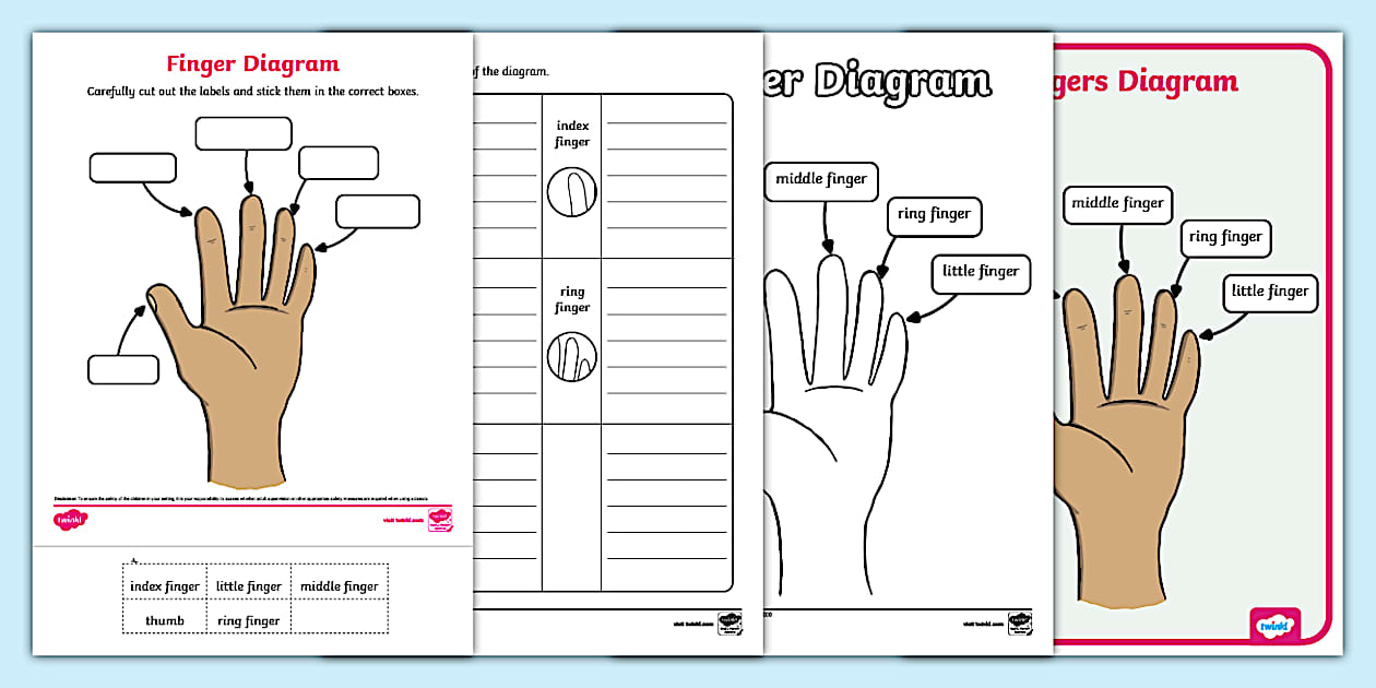 Fingers Diagram Activity Pack
