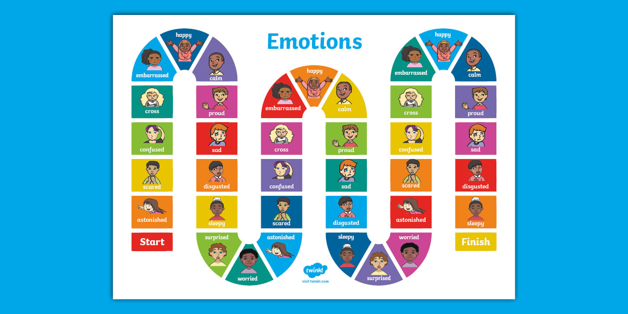 Emotions Board Game | Classroom Management | Twinkl USA Emotions Board Game | Classroom Management | Twinkl USA