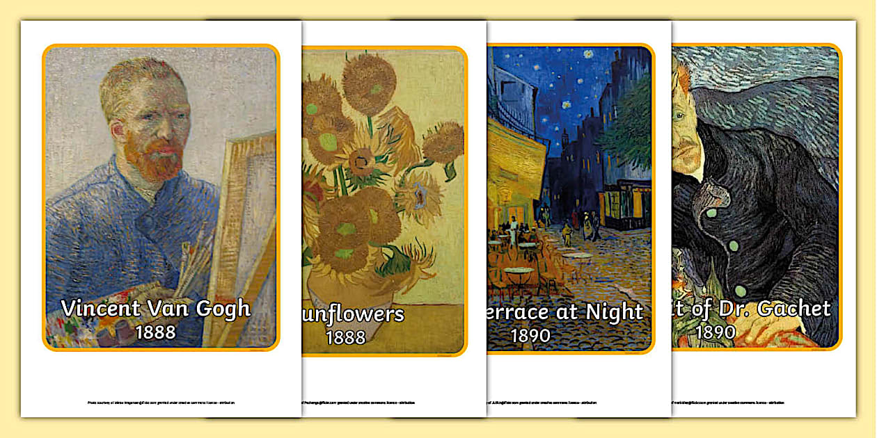 Van Gogh Photo Pack (teacher made) - Twinkl