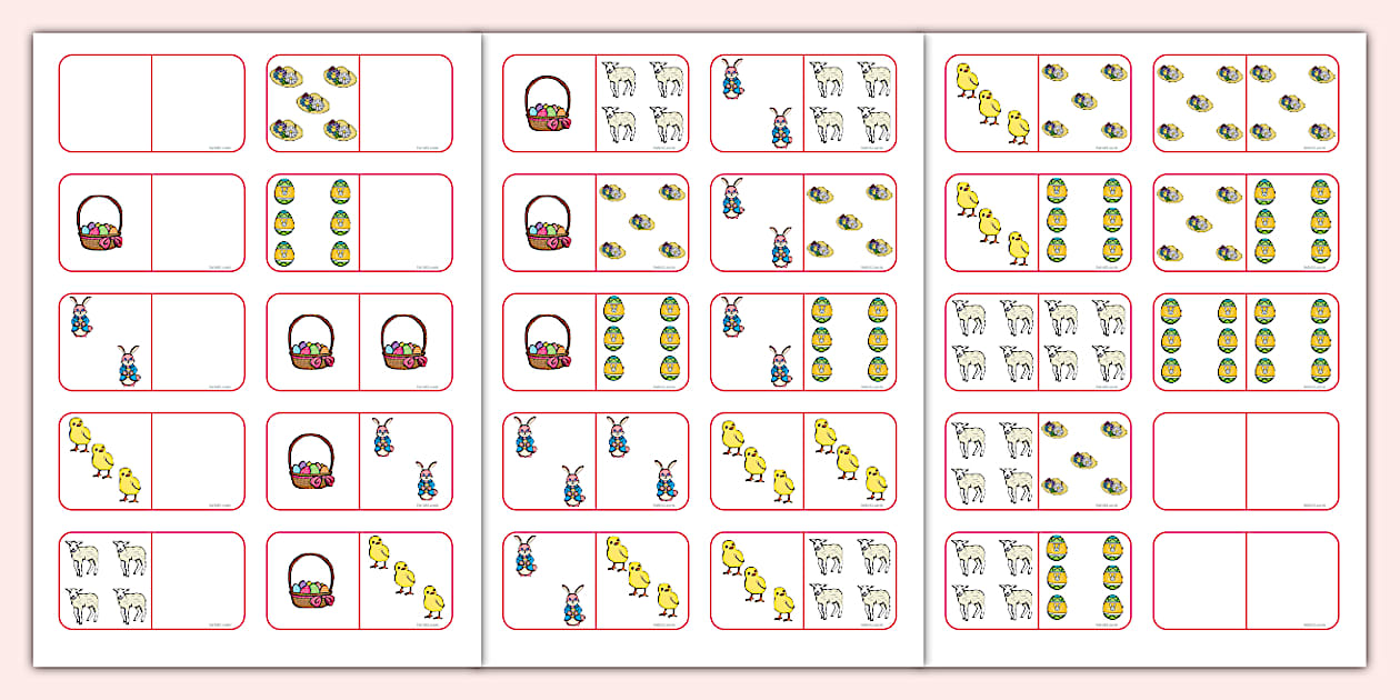 Easter Dominoes Game (creat de profesori) - Twinkl