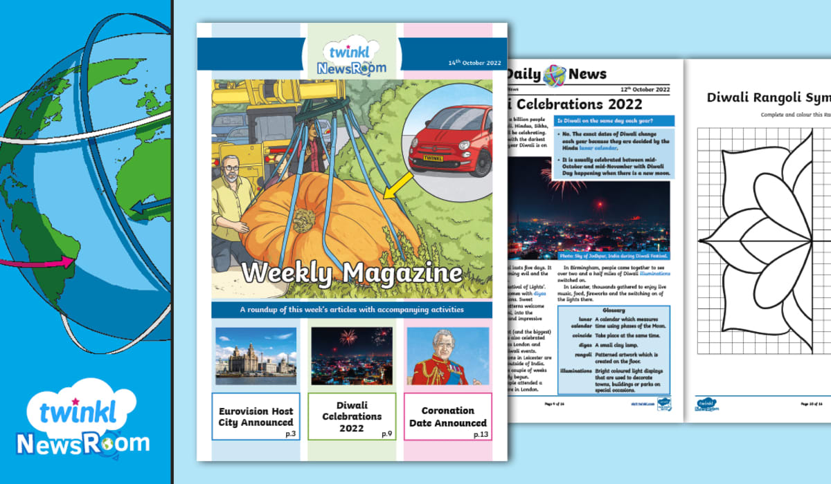 Weekly Roundup Magazine 14th October 2022 - Twinkl NewsRoom