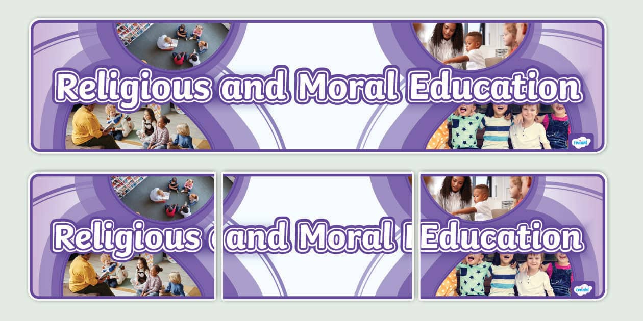 CfE Areas of Learning - Religious and Moral Display Banner