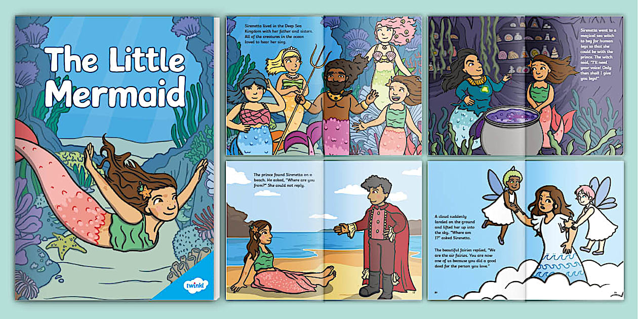 The Little Mermaid PDF with Pictures | eBook (teacher made)