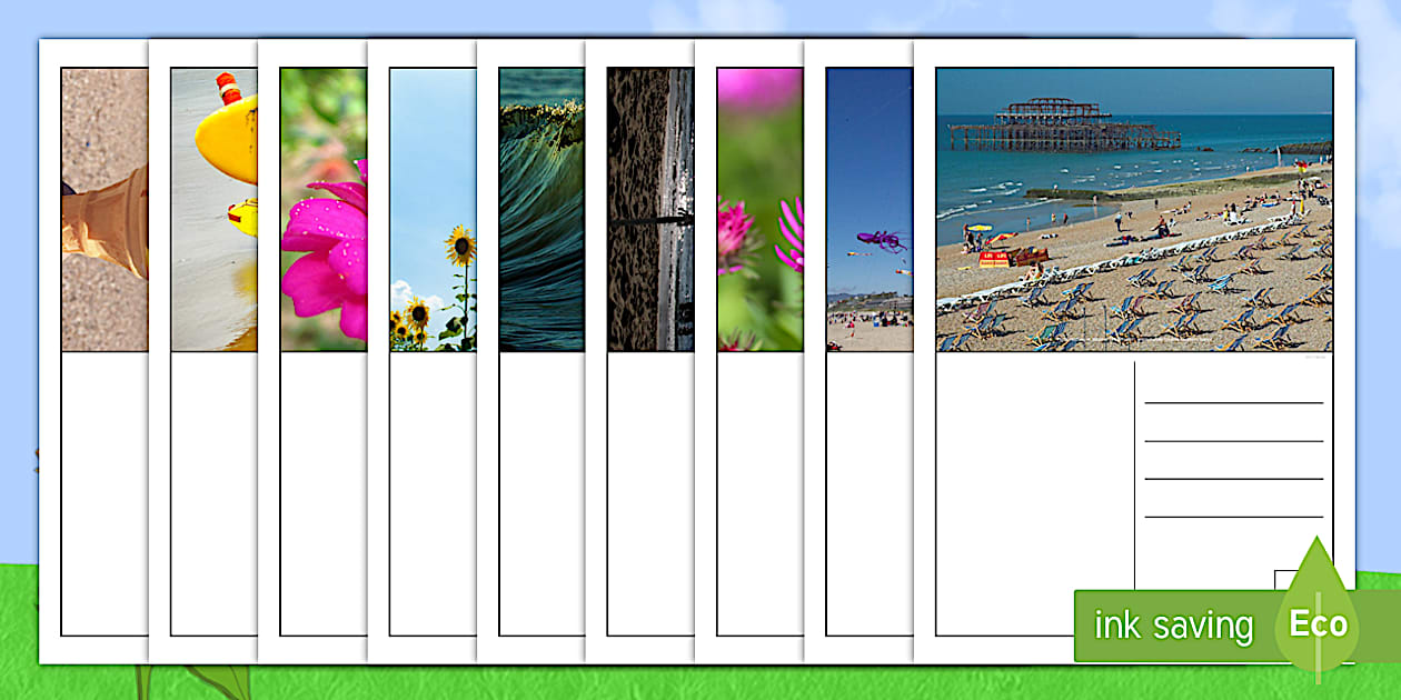 Summer Postcards Writing Activity- (Teacher-Made) - Twinkl