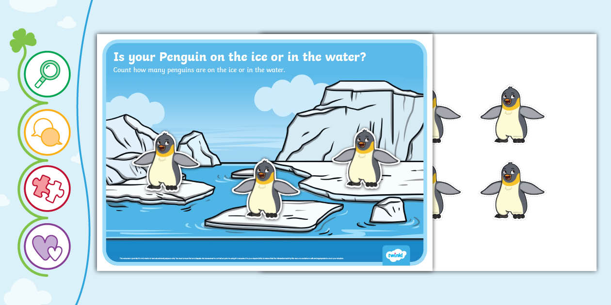 Penguin Counting Game (teacher made) - Twinkl