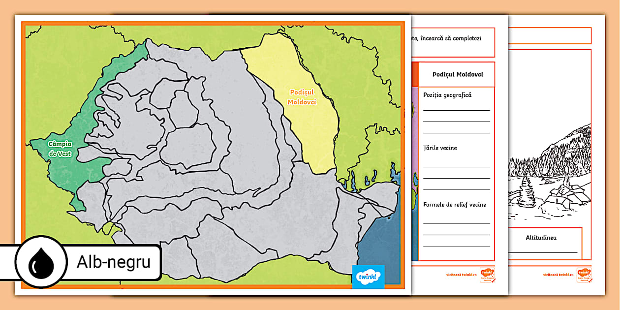 Câmpia de Vest și Podișul Moldovei – Studiu de caz