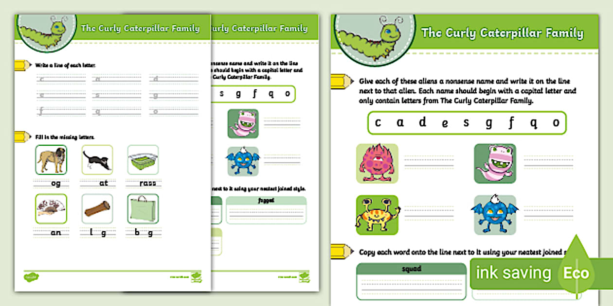 The Curly Caterpillar Family LKS2 Assess & Review Resources