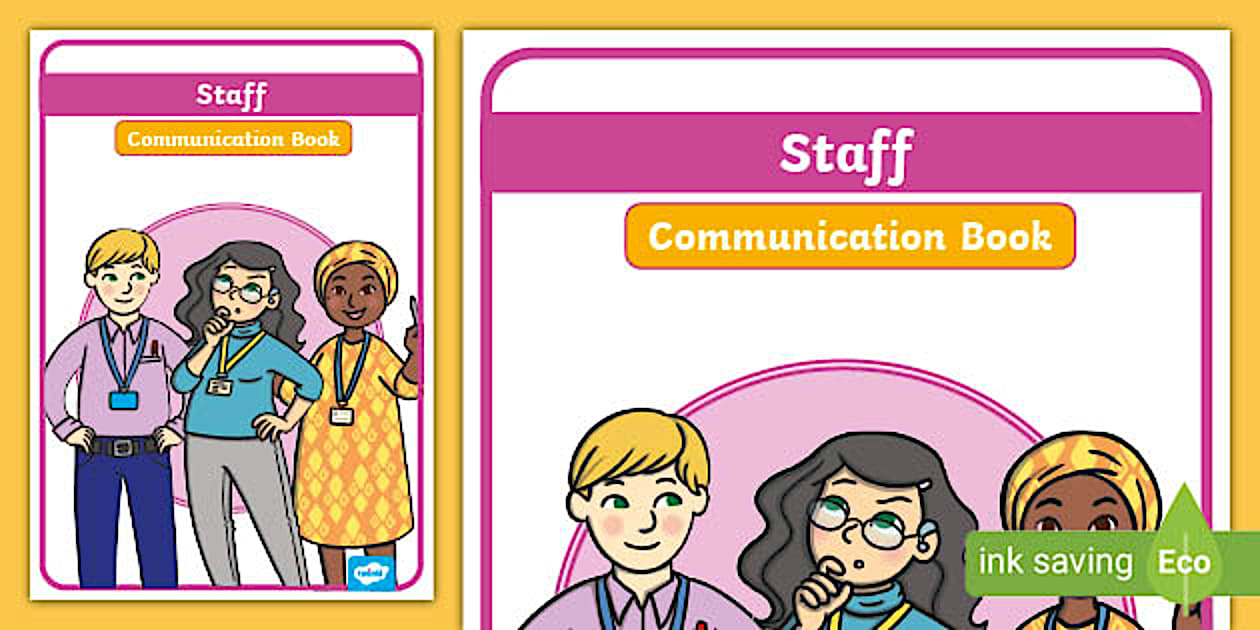 EYLF Staff Communication Book Cover | EYLF Resources