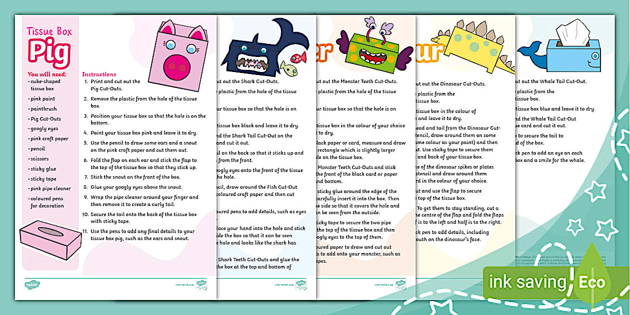 Tissue Box Creatures (صُمم من قبل مُختصّين)